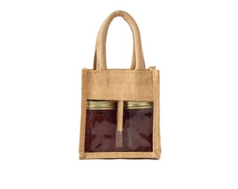 Jam Jar Gift Bag | Candle Gift Bags | Christmas Jam Bags | Christmas ...