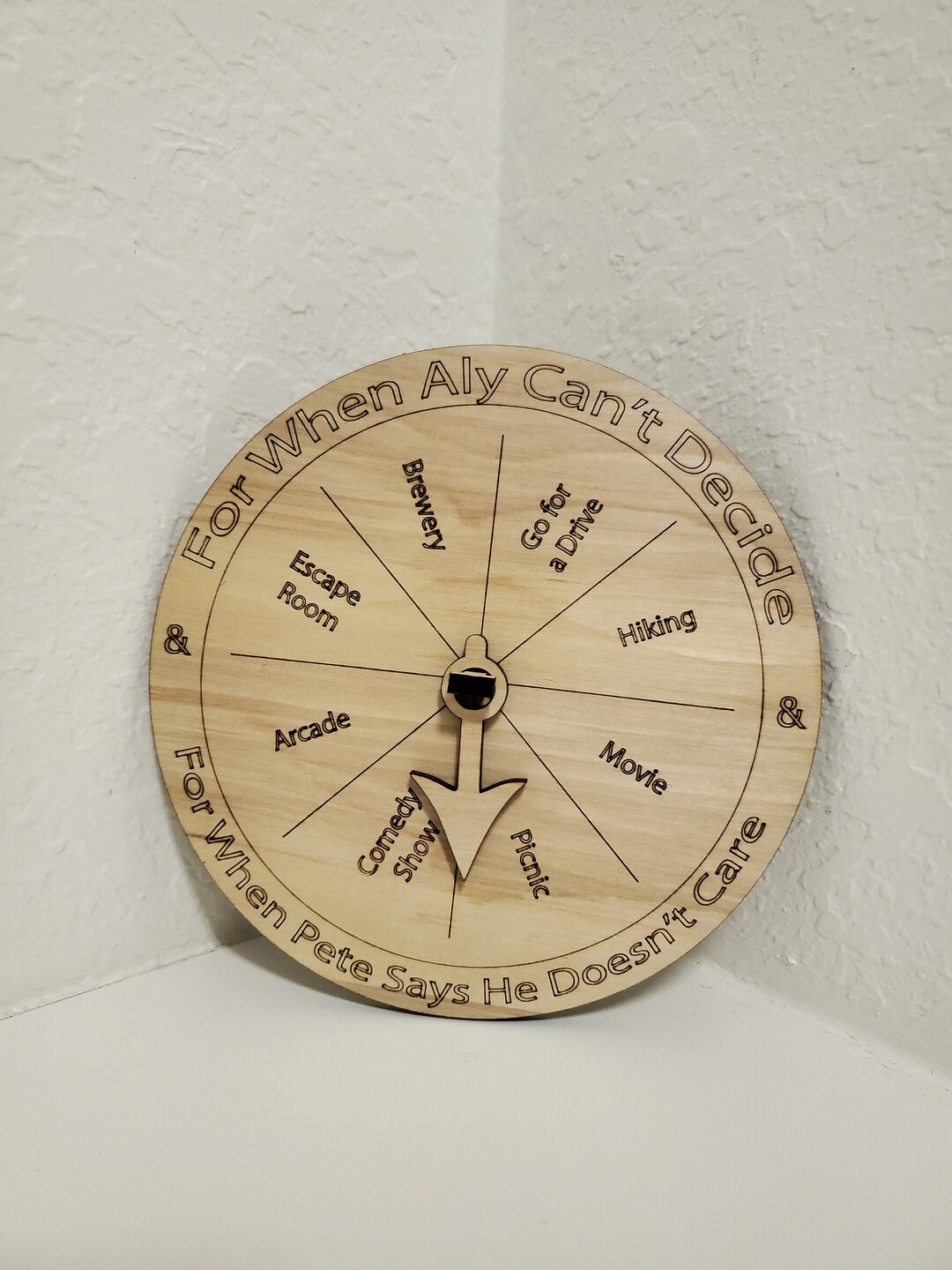 Date Night Spinner - Gift for the Indecisive - Unique Couples Gift ...