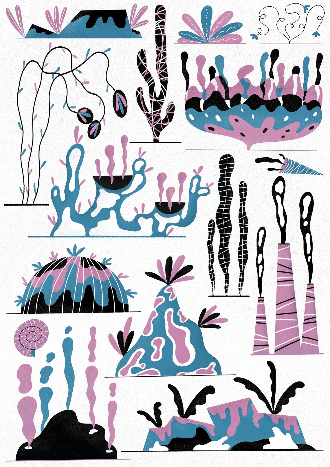 Coral Reef A4 Digital Print - Etsy