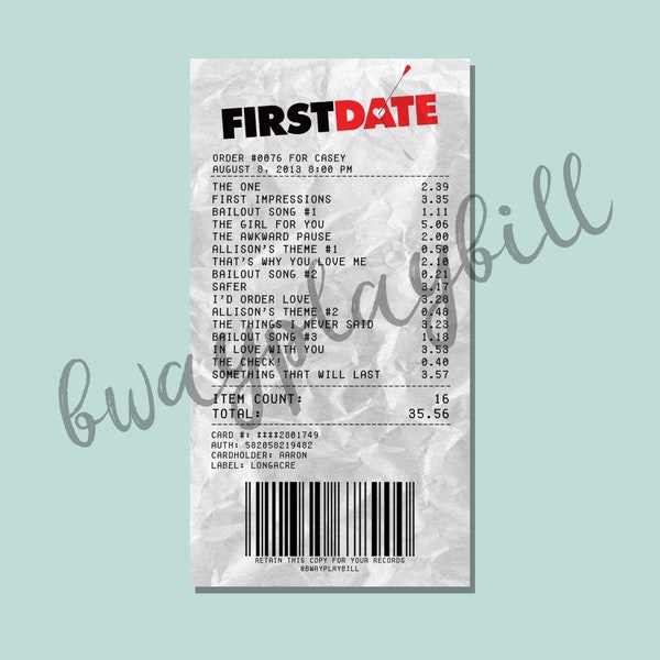 First Date - Etsy