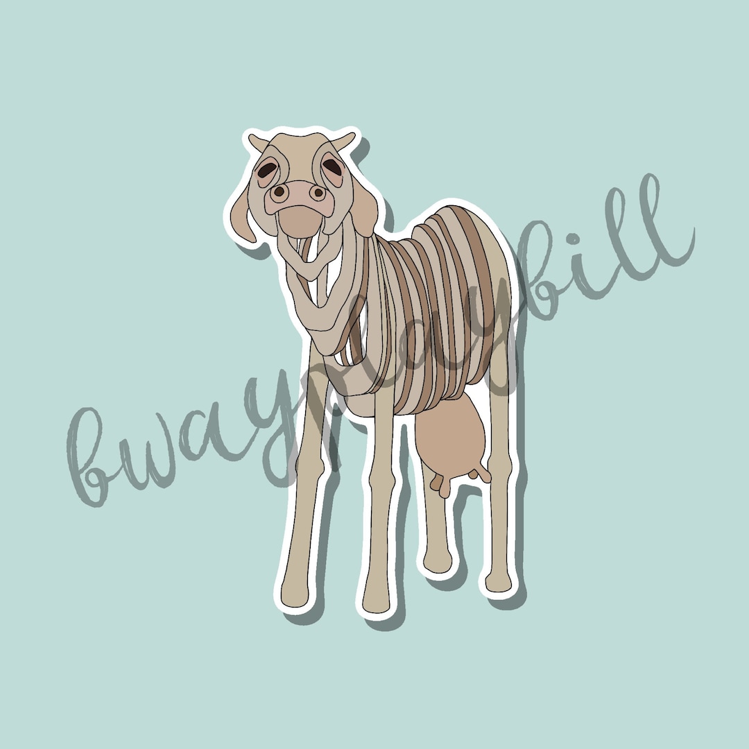 Into the Woods Milky White Broadway Musical Theatre Sticker - Etsy