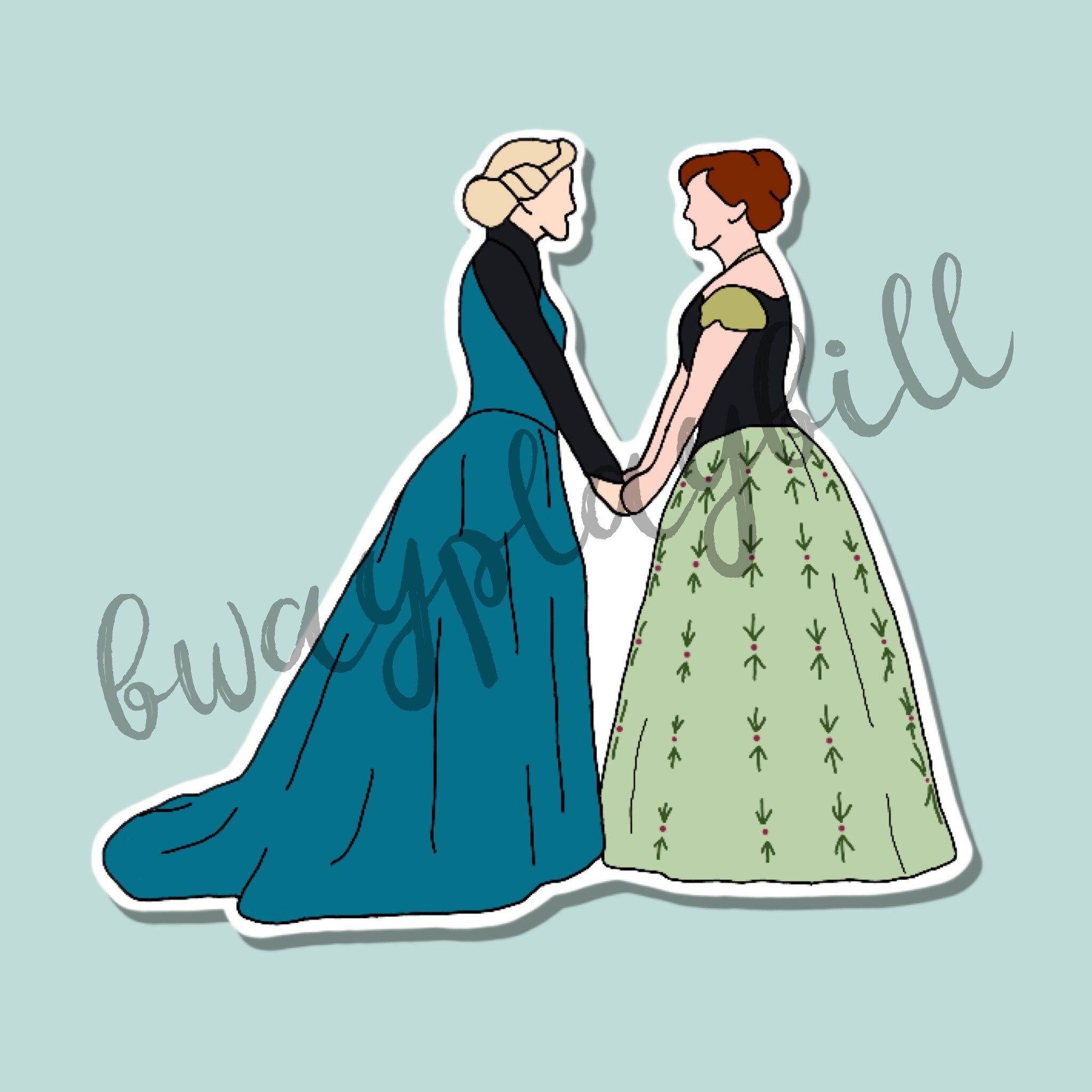 Frozen: Elsa & Anna Sticker