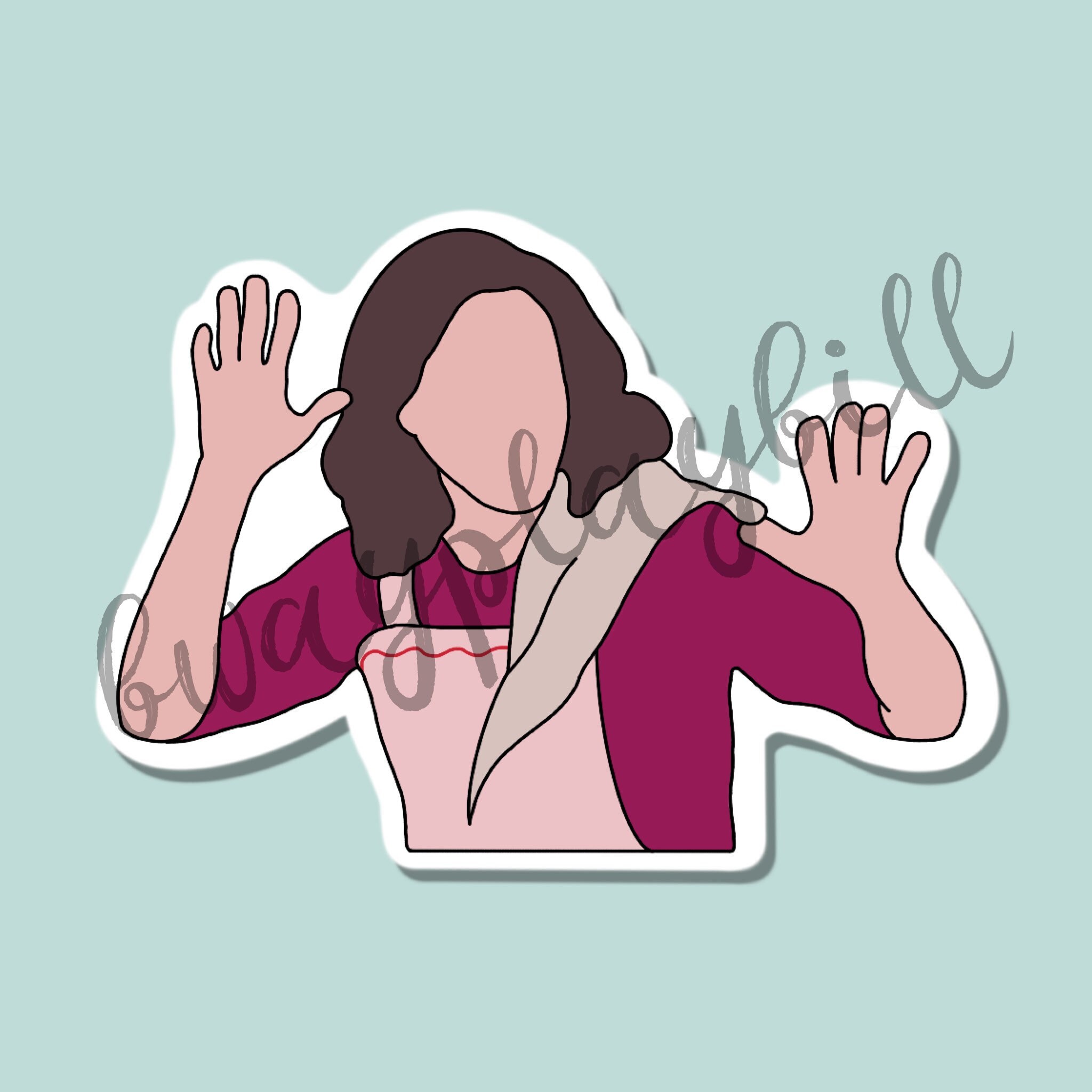 Falsettos Trina Sticker
