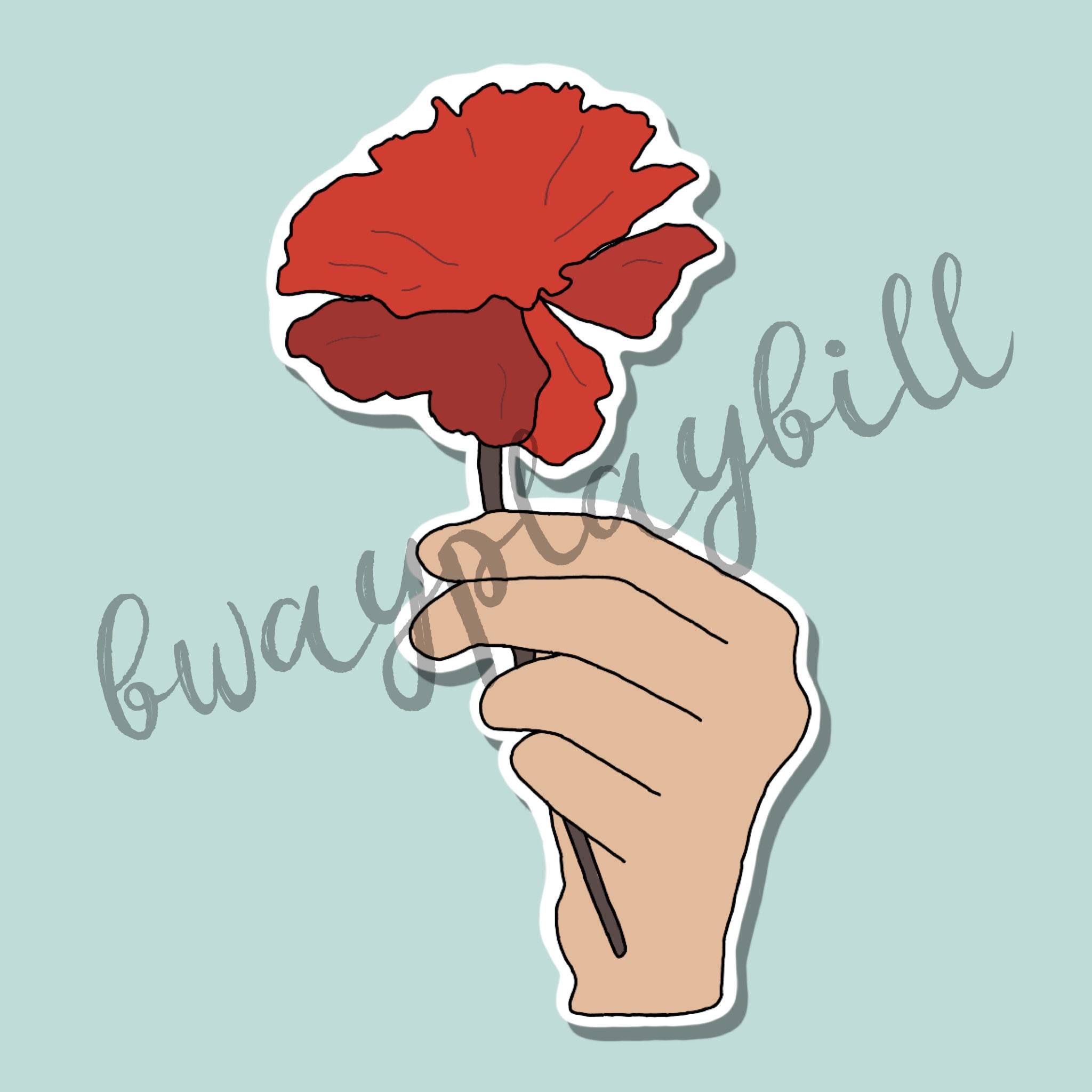 Set of 4 Hadestown Stickers