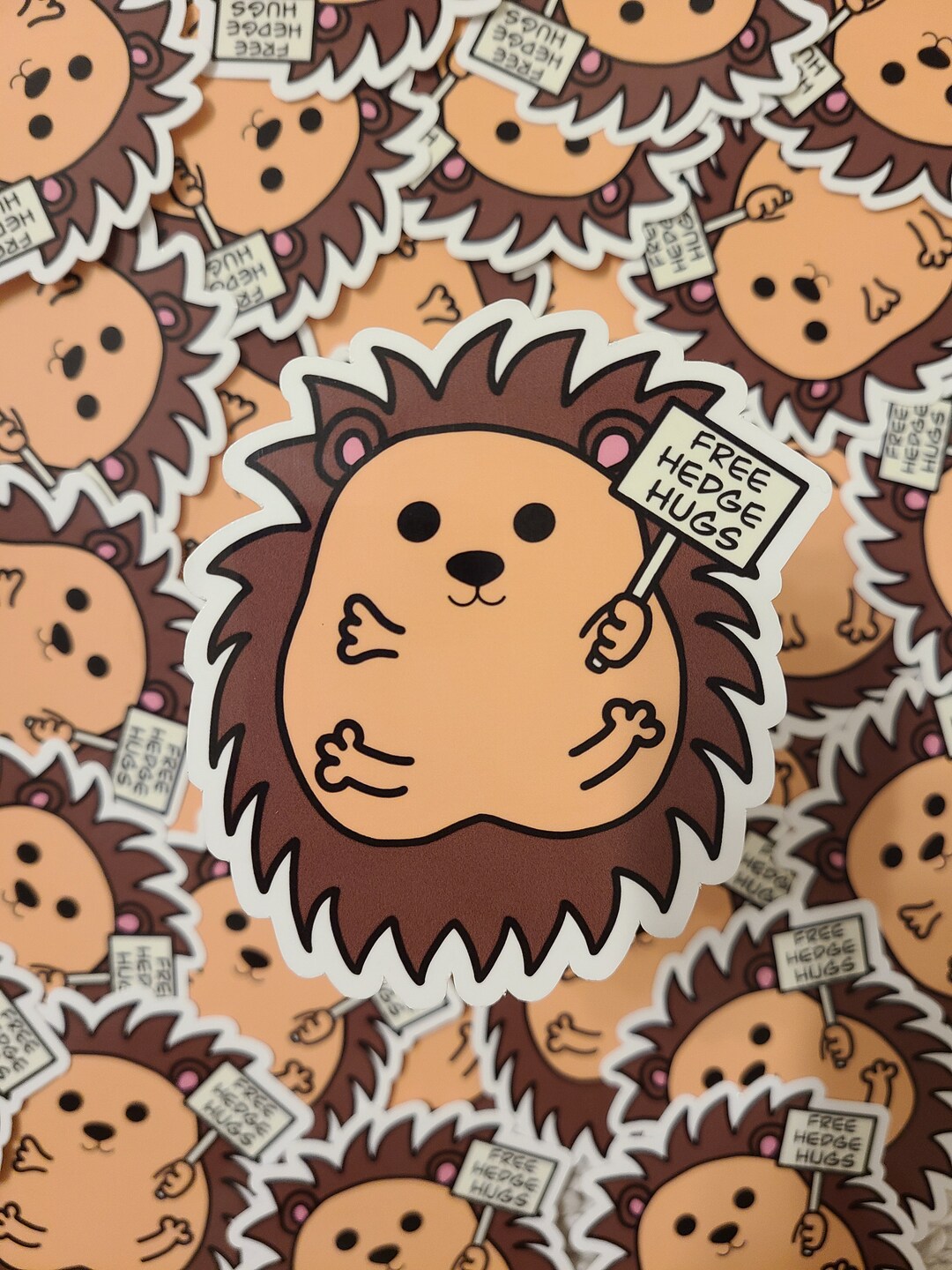 Free Hedge Hugs | Sticker | Waterproof | Vinyl | Decal - Etsy
