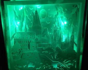 Illuminated Shadow Box - Etsy