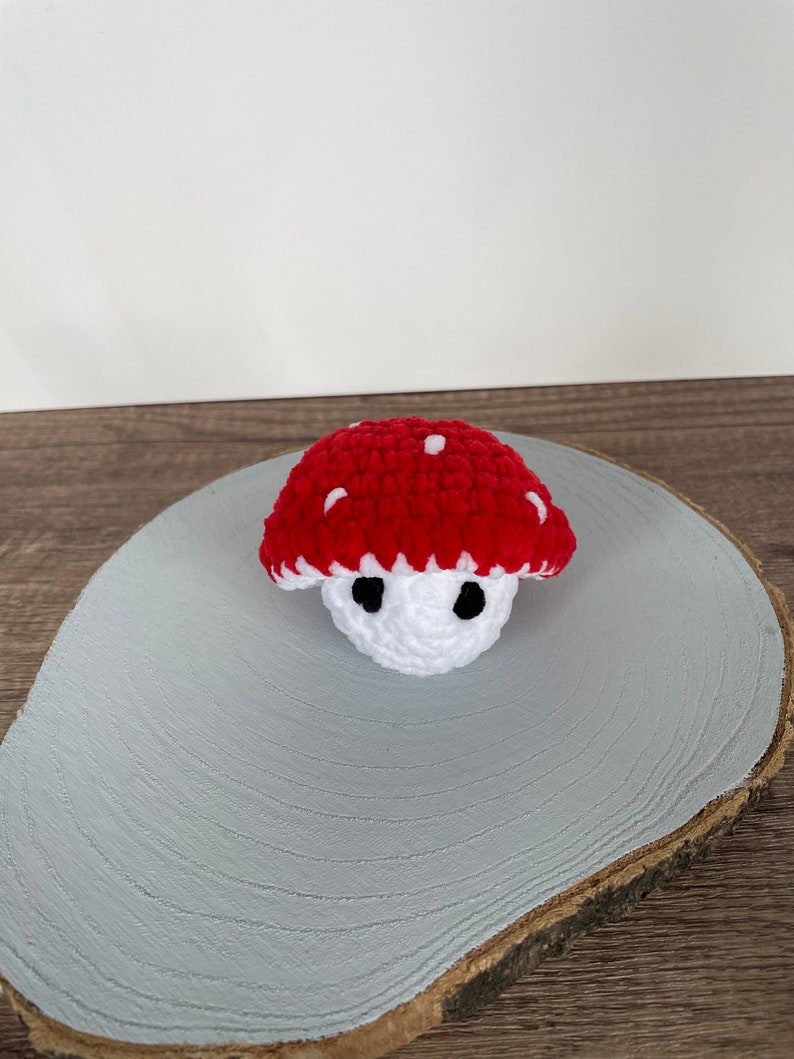 Crochet Mushroom Pop - Toadstool Fidget - Handmade Toy - Etsy