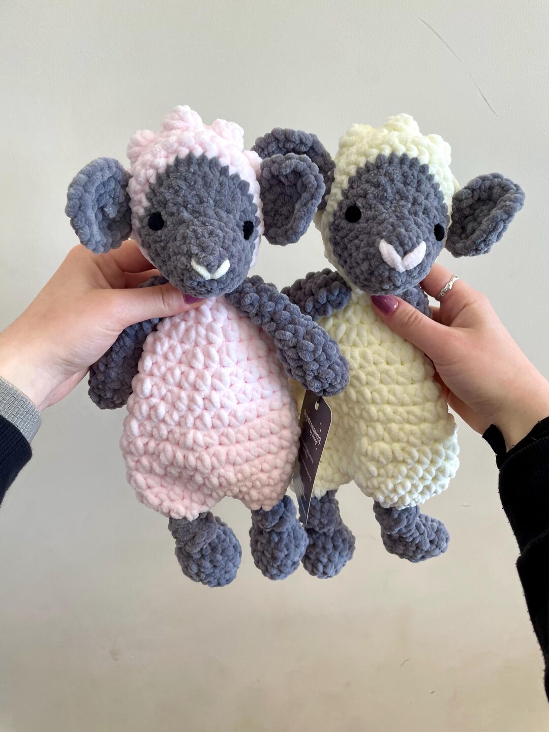 Lamb Snuggler - Sheep Baby Comforter - Etsy