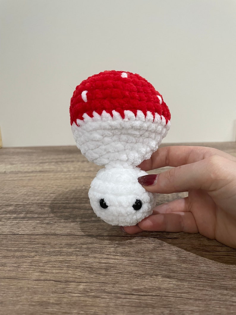 Crochet Mushroom Pop Toadstool Fidget Handmade Toy - Etsy