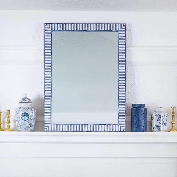 Bone Inlay Mirror - Etsy