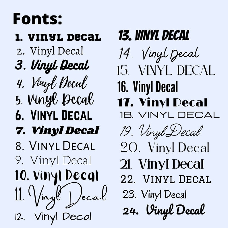 Name Vinyl Decal | Sticker | Waterproof | Water Bottle | Personalize ...