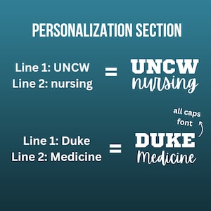 Custom School Car Decal | Bumper Sticker | Car Sticker | Nursing | Mom ...