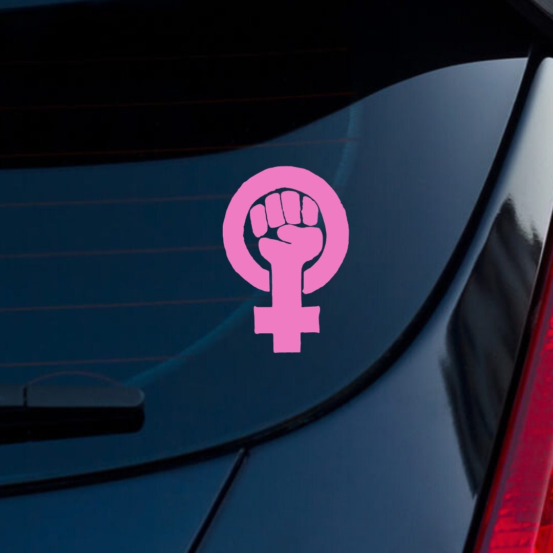 Women’s Rights Fist Sticker | Car Decal, Bumper Sticker | Pro Choice ...
