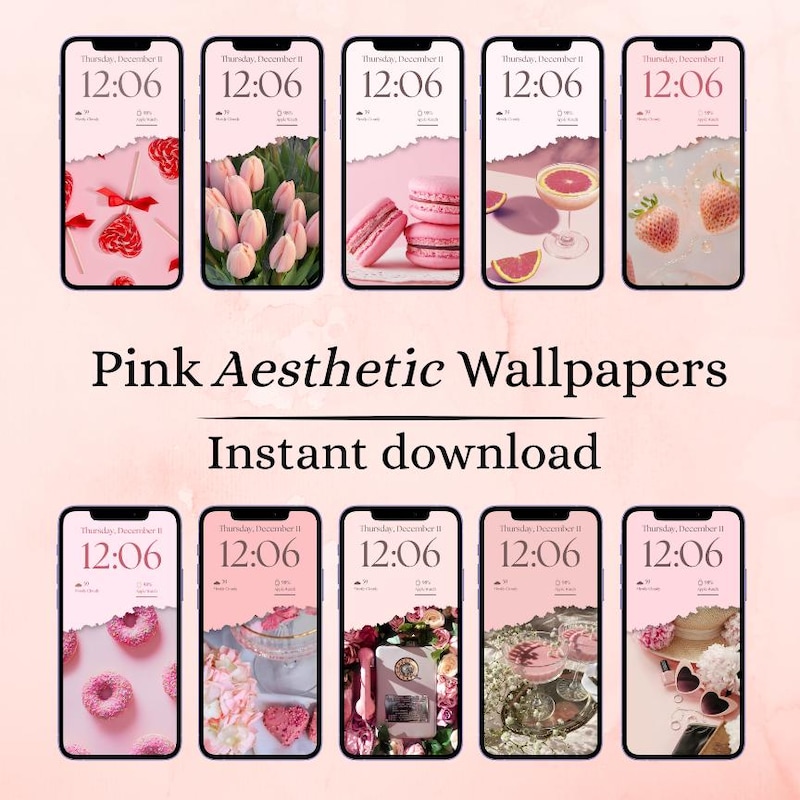 Pink Coquette Wallpaper - Etsy