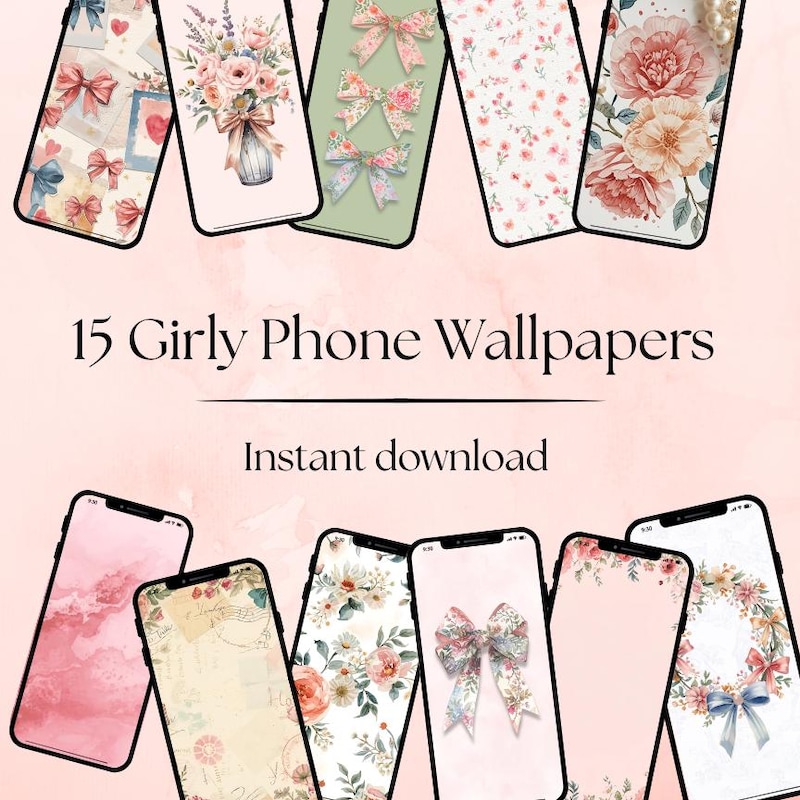 Aesthetic Coquette Wallpaper - Etsy