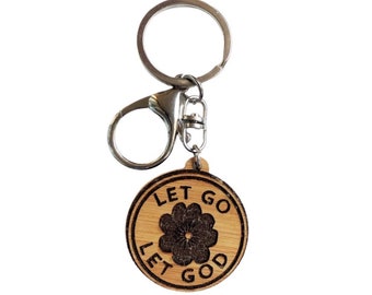 Let God Keychain | Etsy