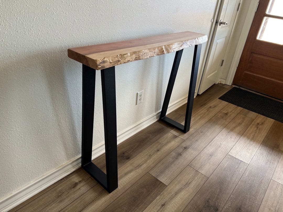 13''W X34h Steel Table Legs/trapezoid-shaped Table Legs - Etsy