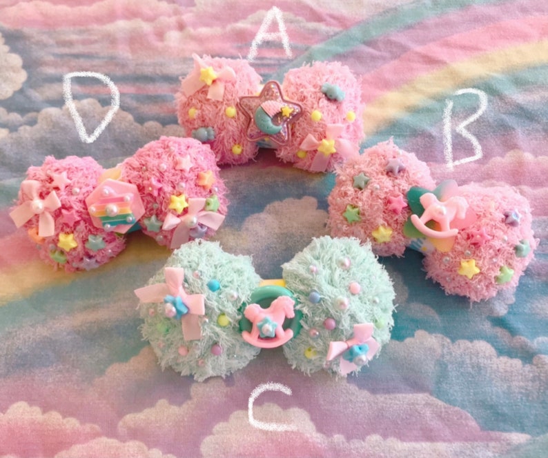 More Pastel Rainbow Bows - Etsy