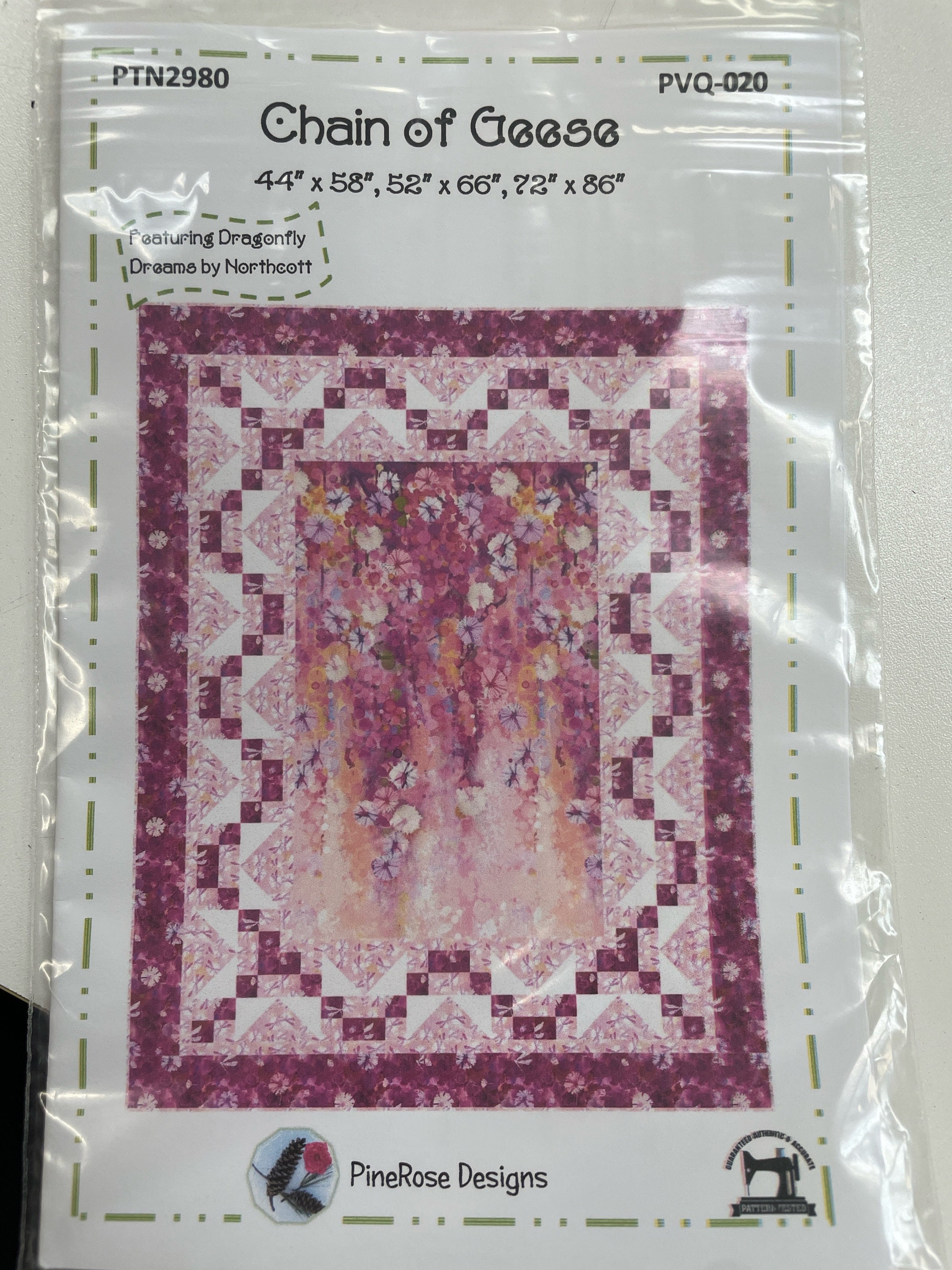 Pinerose Designs Chain of Geese Pattern - Etsy