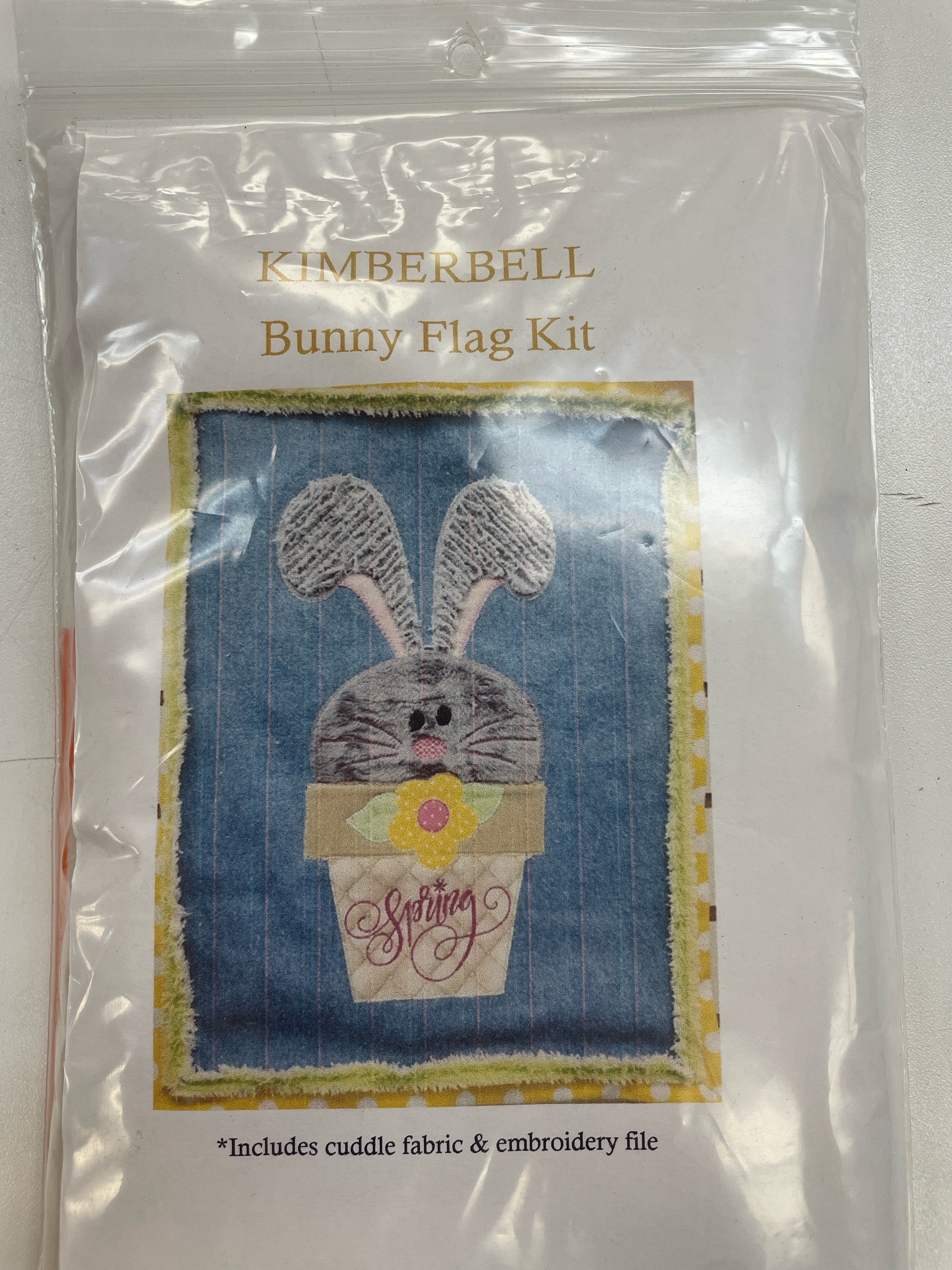 Kimberbell Bunny Flag Kit Pattern - Etsy