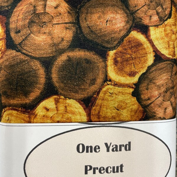 Wood Log Fabric - Etsy