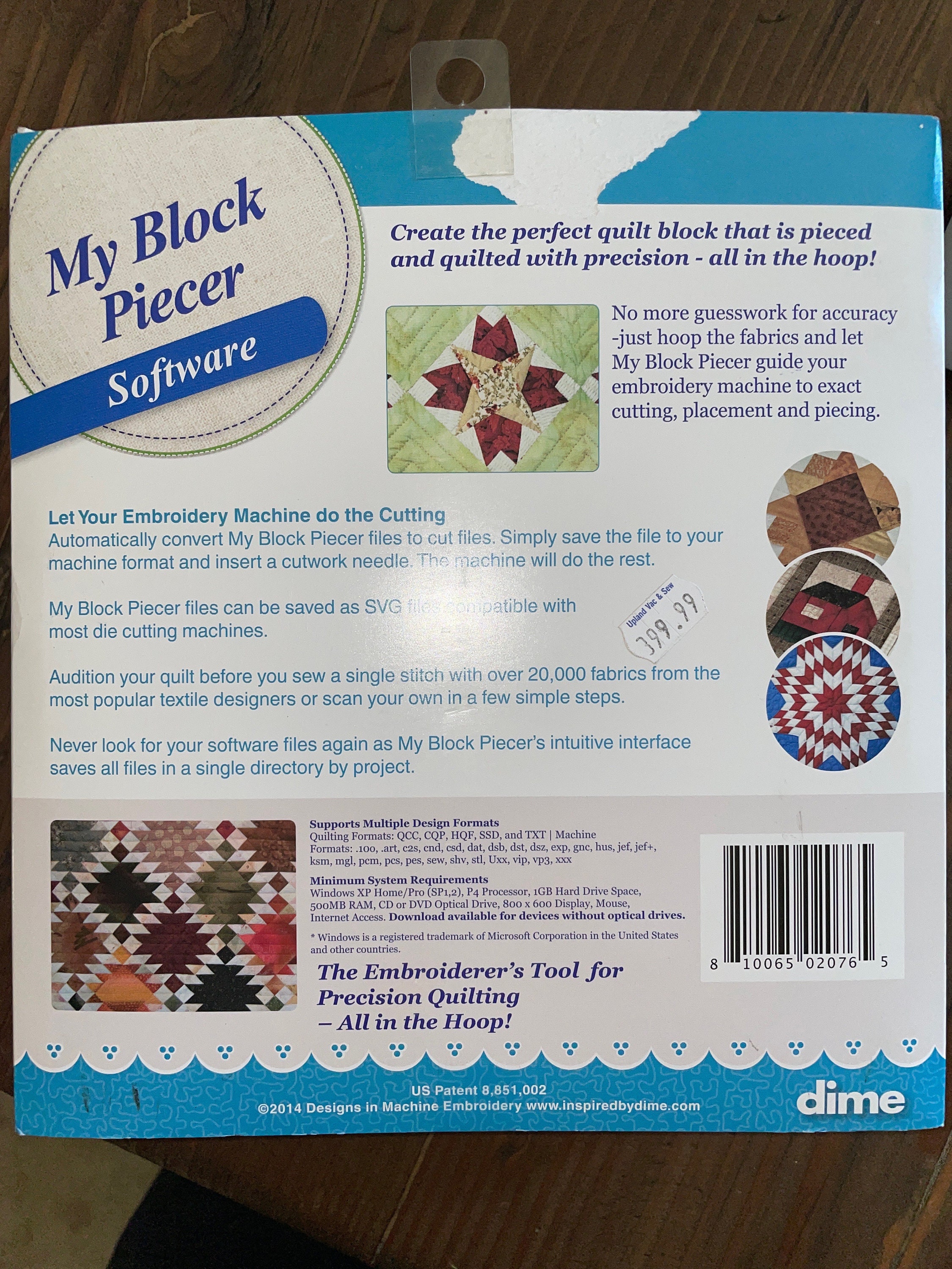 DIME My Block Piecer Software - Etsy
