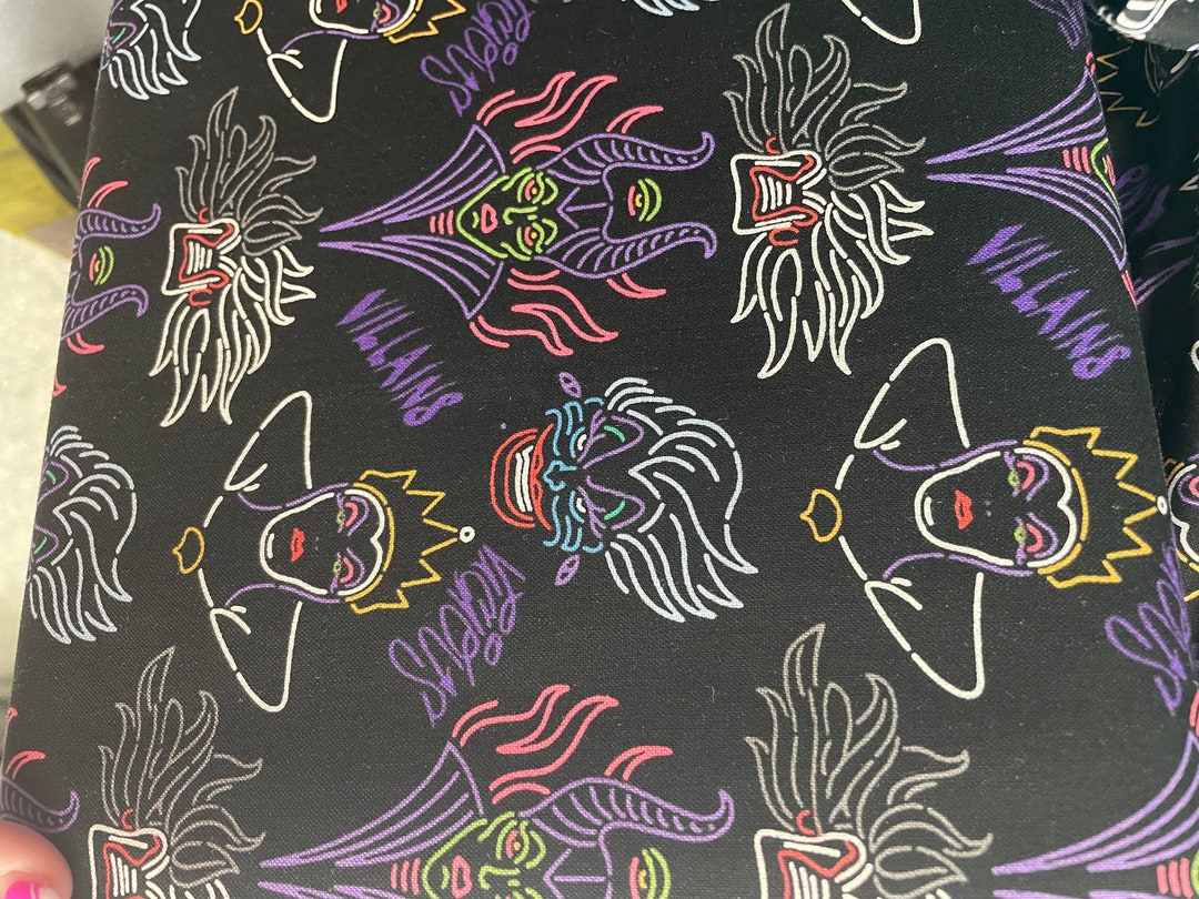 Disney Villain Fabric - Etsy
