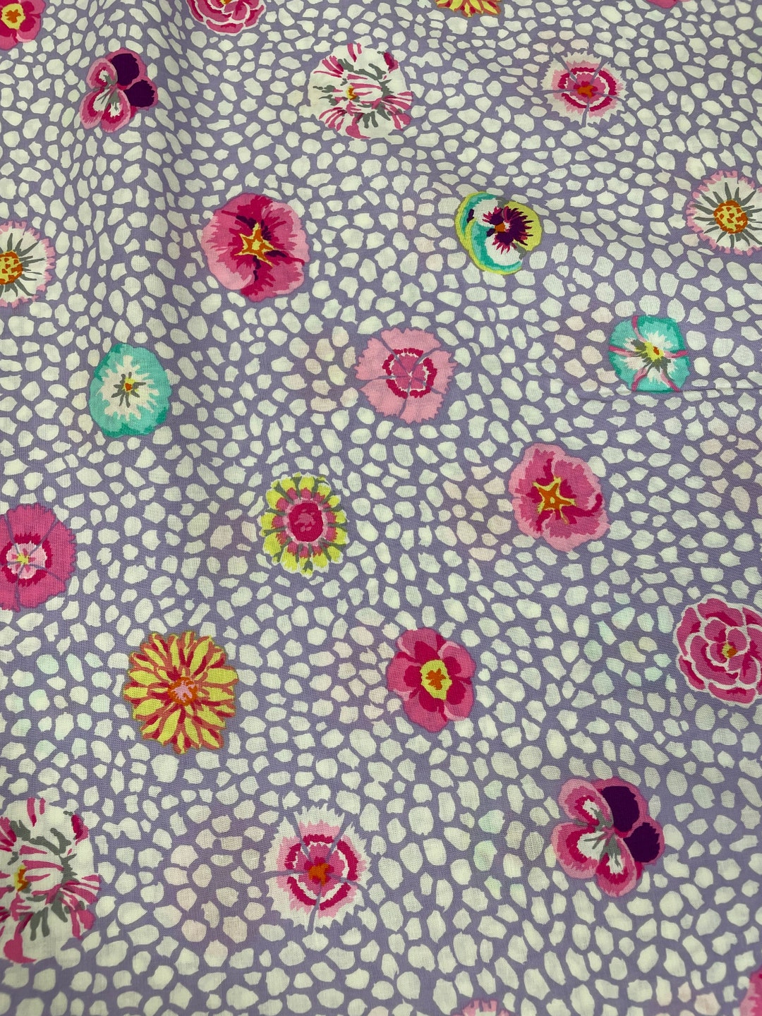 Kaffe Fassett Guinea Flower Fabric - Etsy