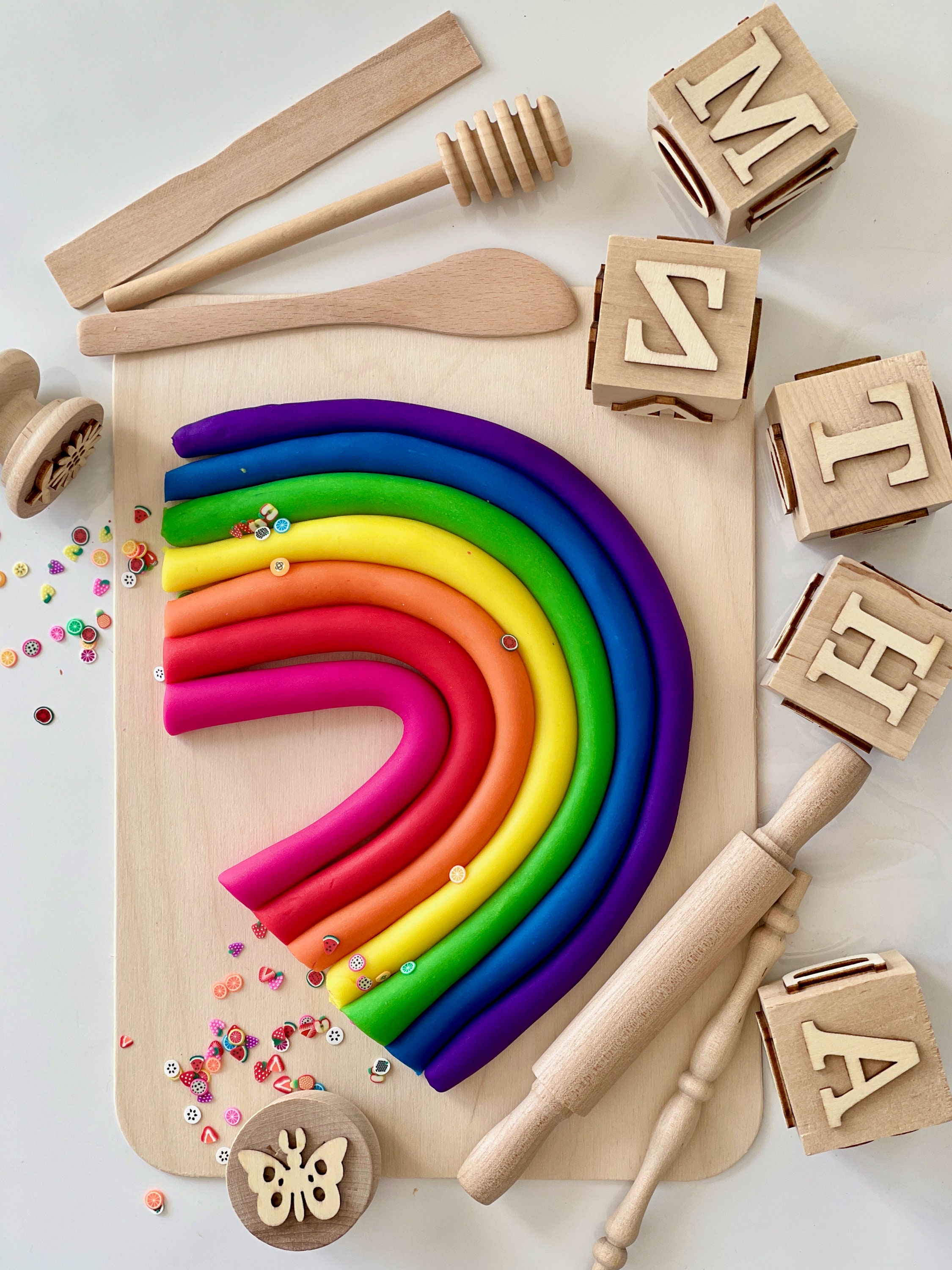 13 Piece Play Dough Tool Set Playdough Tools Sensory Bin - Etsy