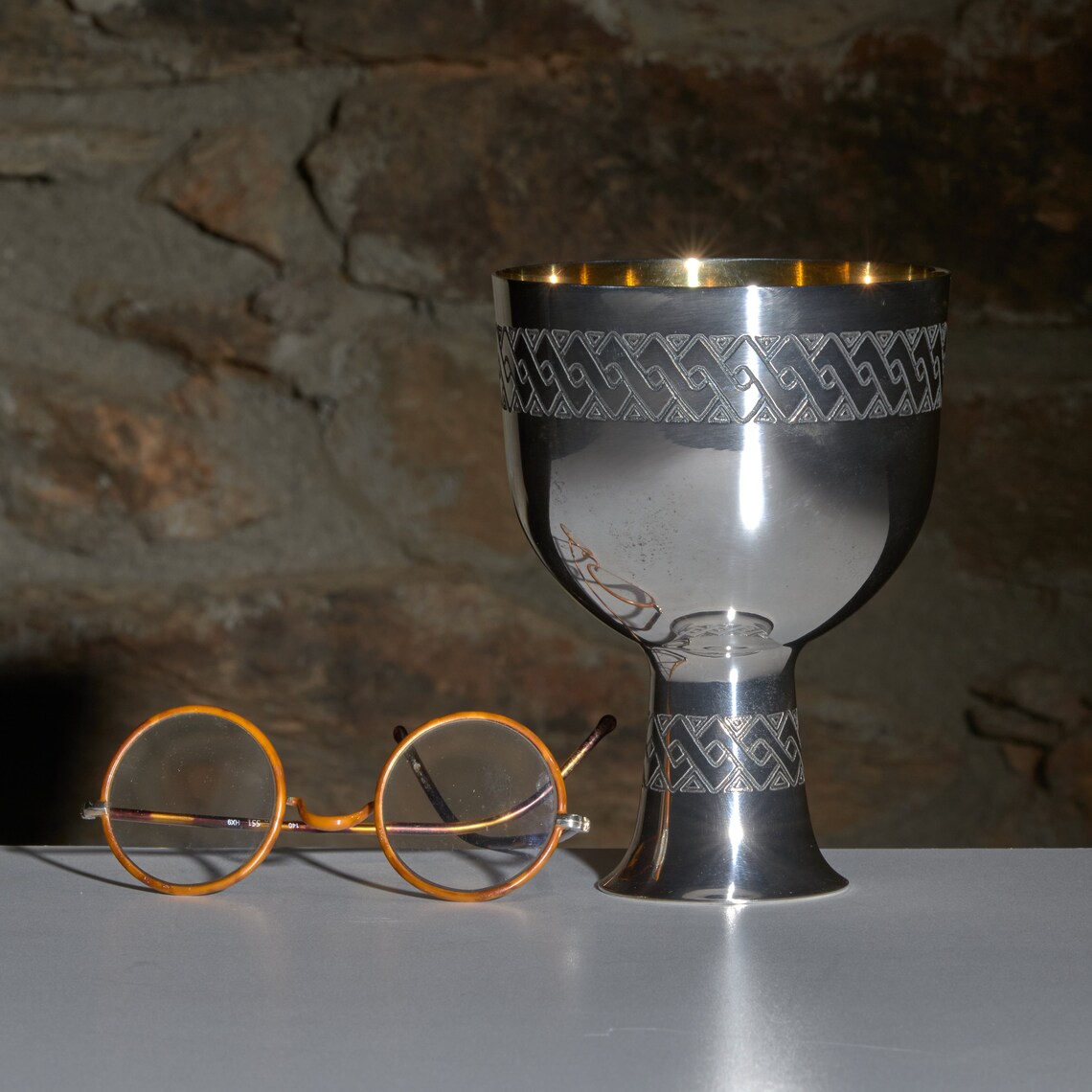 Silver Metal Chalice With Gold-plated Interior - Etsy