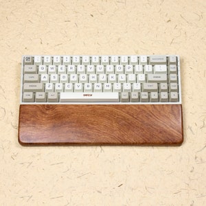 African Padauk Wood Ergonomics Keyboard Wrist Rest Artisan Engrave ...