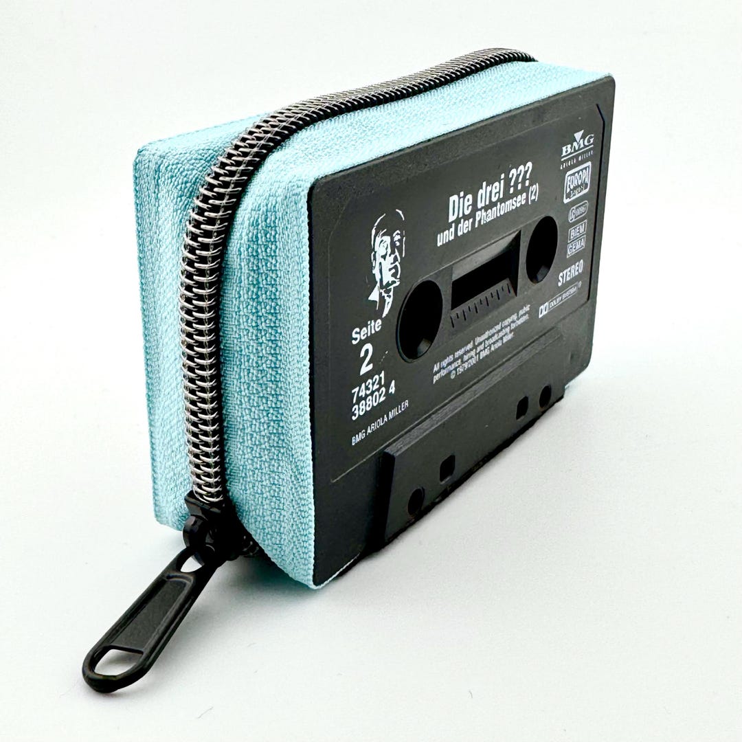 Upcycled Vintage Cassette Wallet Retro Audio Tape Transformed Into Coin ...
