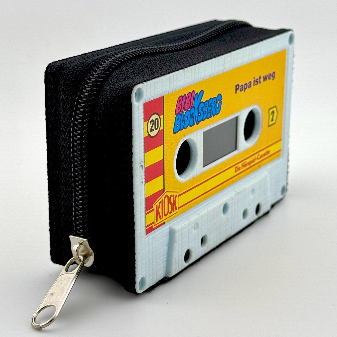 Upcycled Vintage Cassette Wallet Retro Audio Tape Transformed Into Coin ...