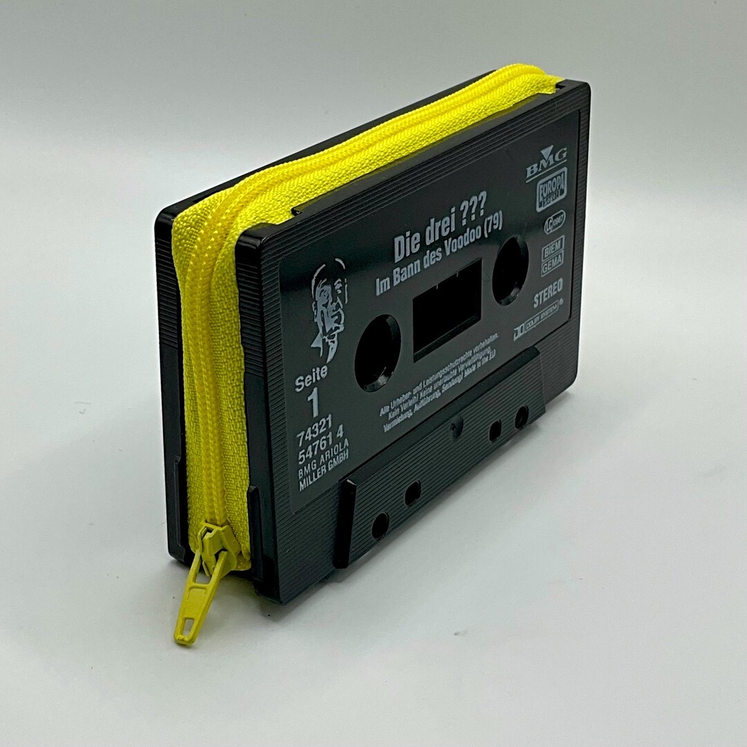 Upcycled Vintage Cassette Wallet Retro Audio Tape Transformed Into Coin ...