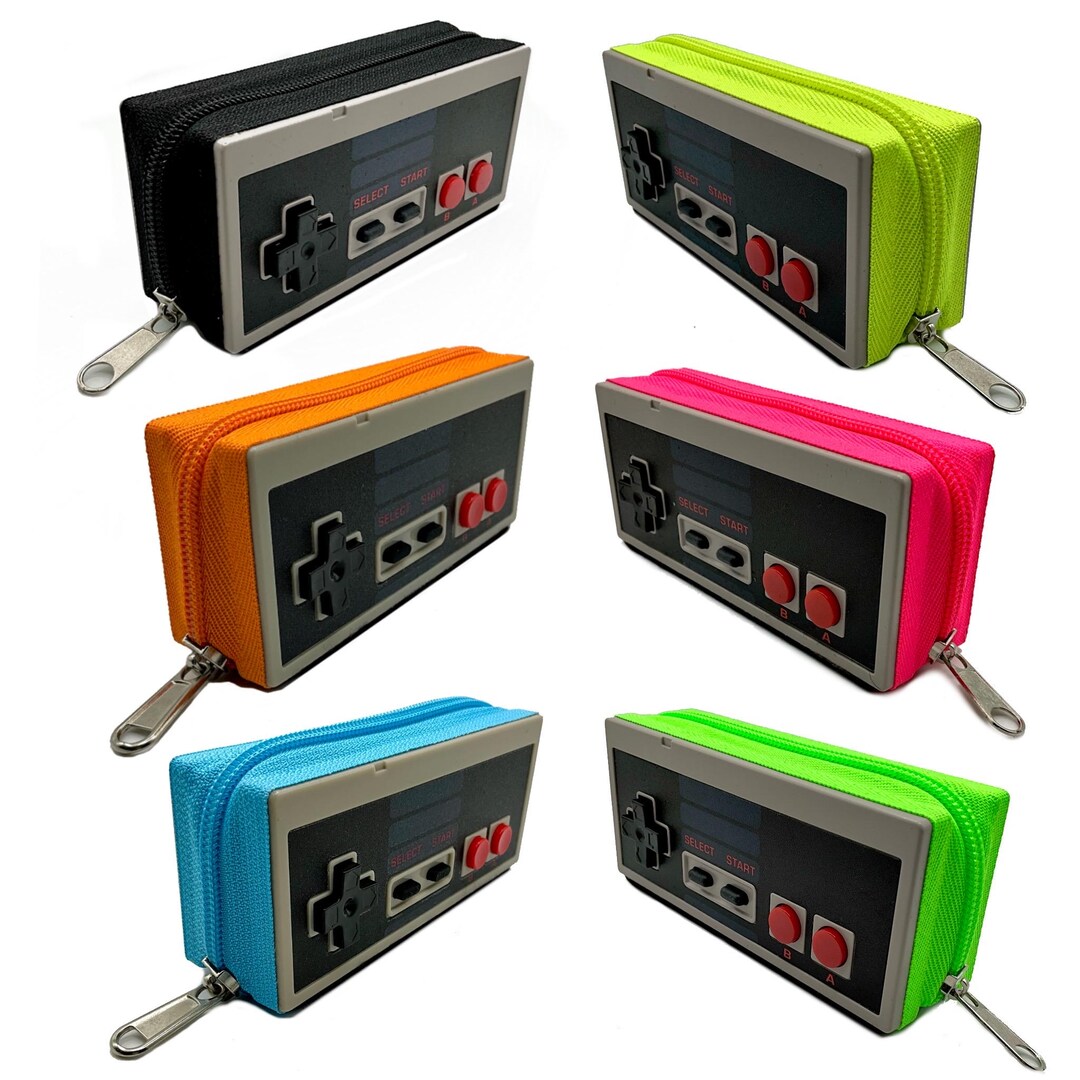 Retro Gaming Upcycled Pouch – Recycled Vintage Controller Wallet for ...