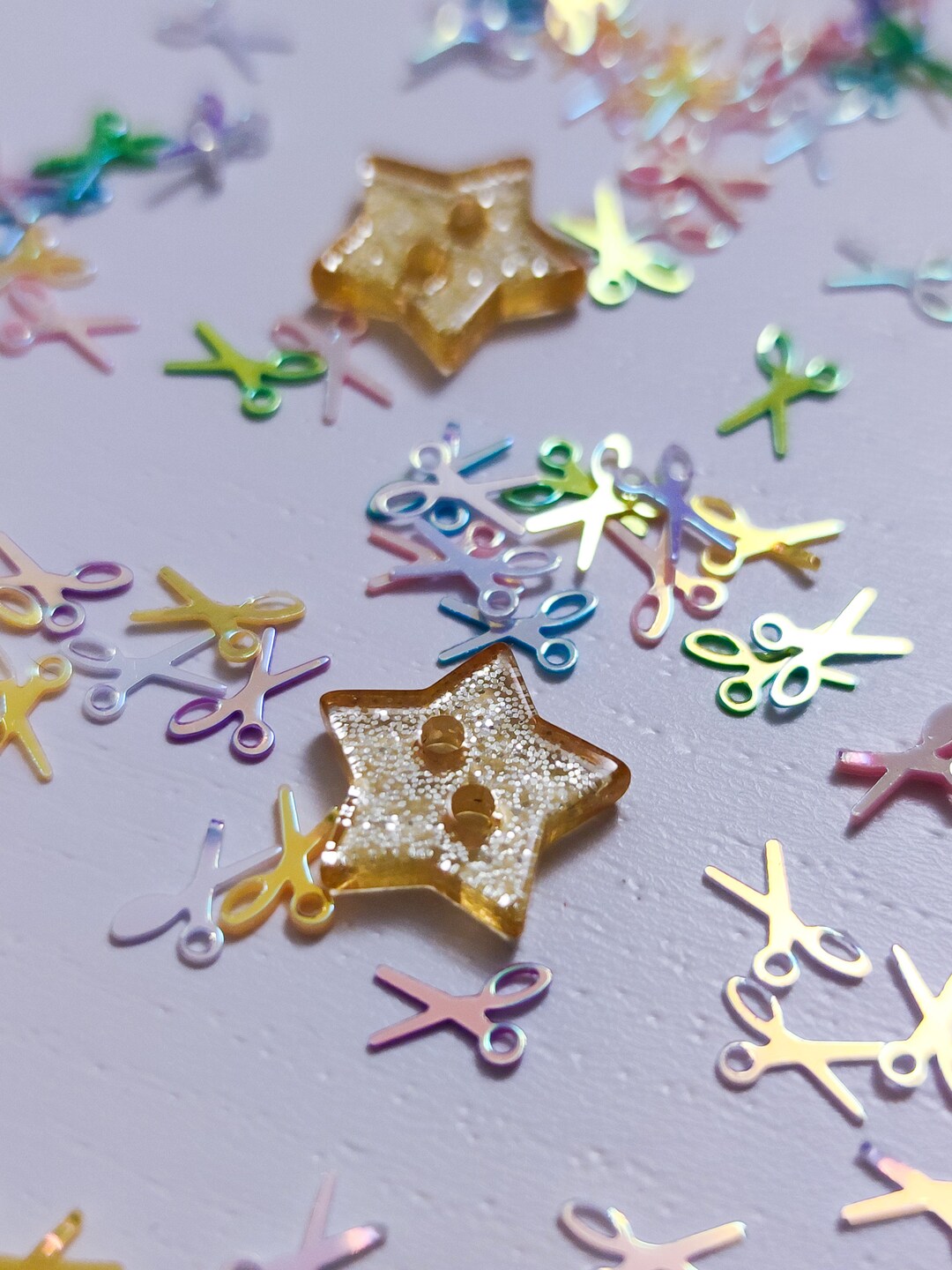 8 Gold Star Buttons - Etsy