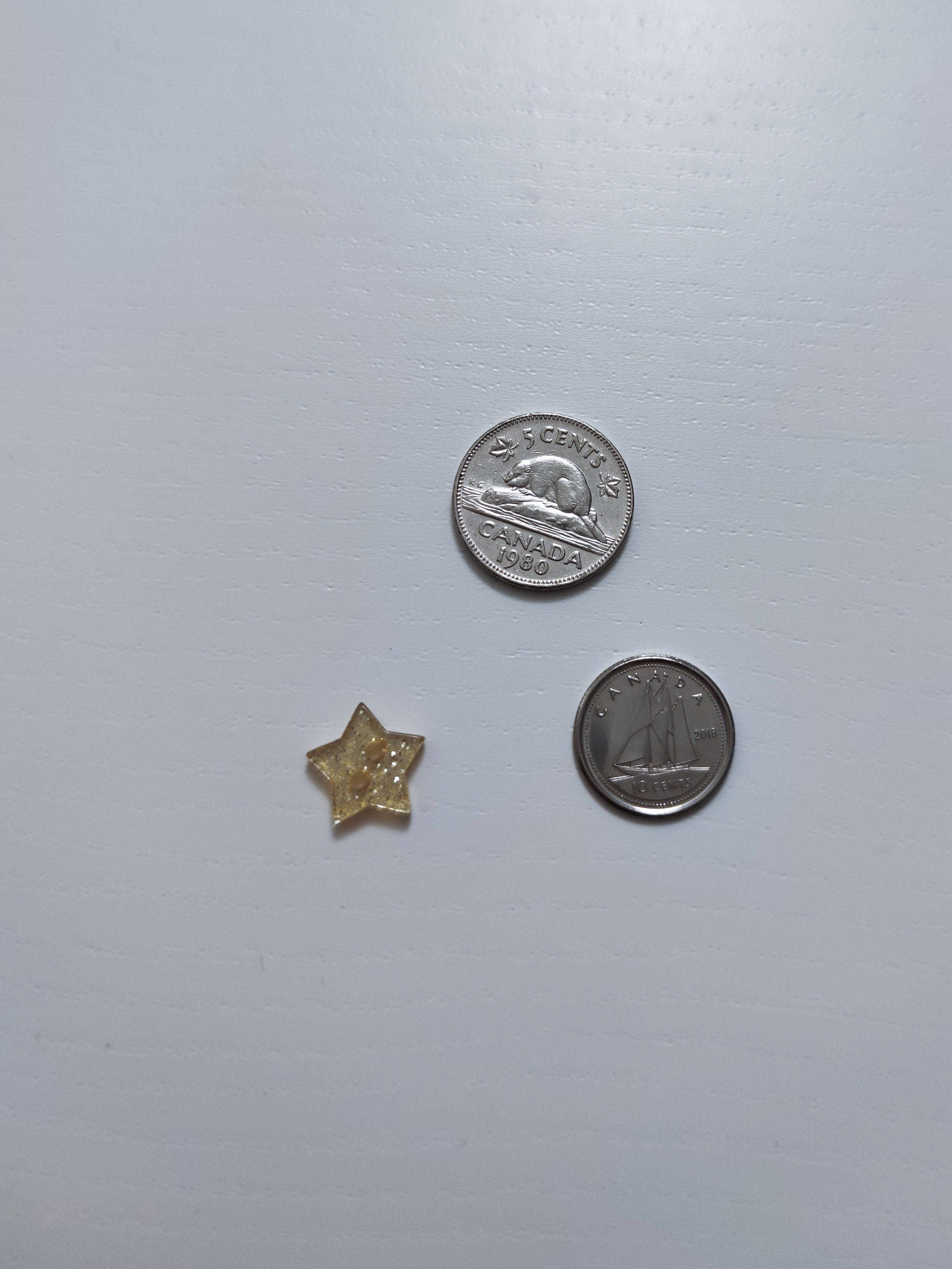 8 Gold Star Buttons - Etsy