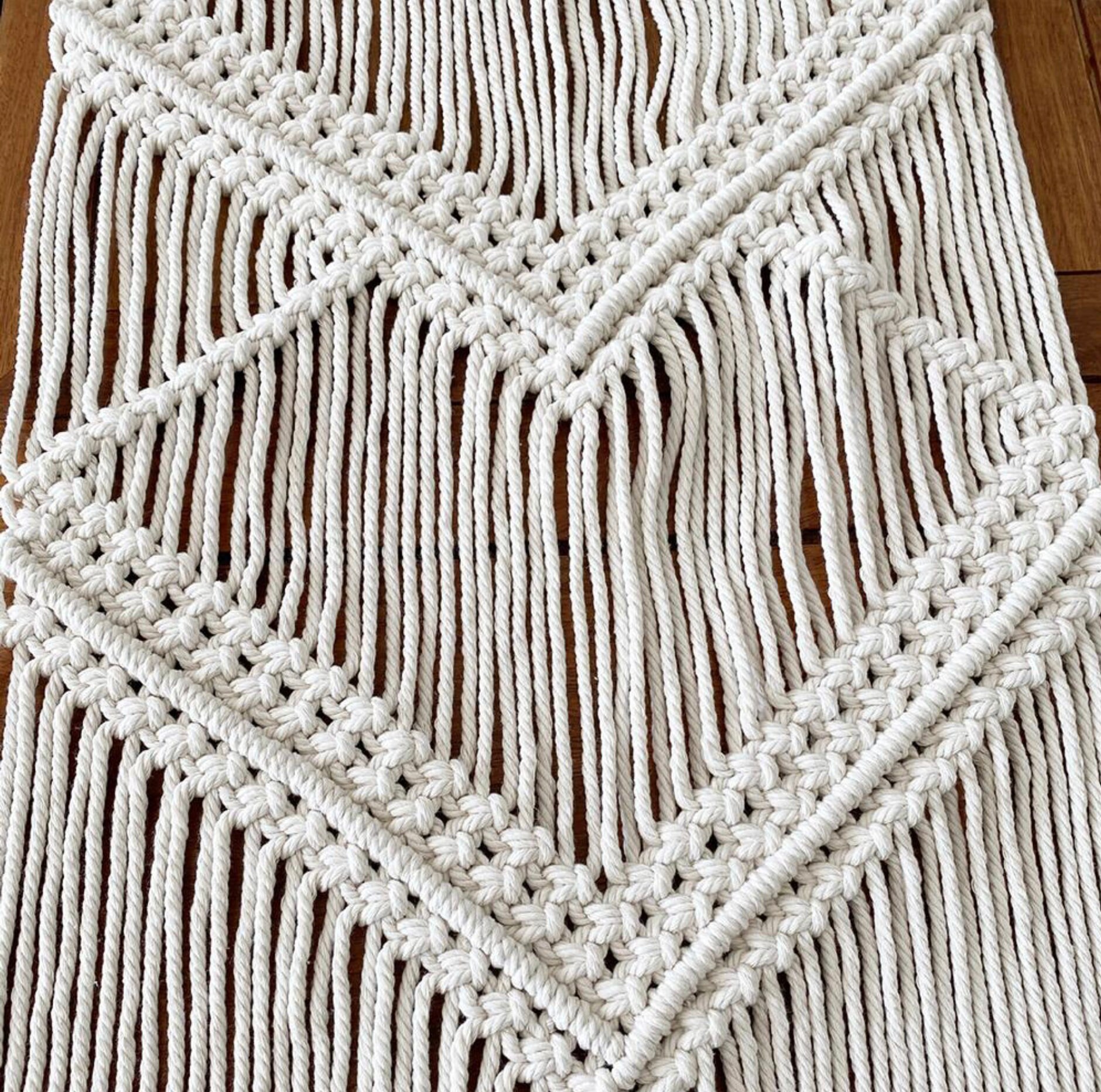 Etsy Table Runner Handmade natural Macrame Runner 34 X - Etsy Canada