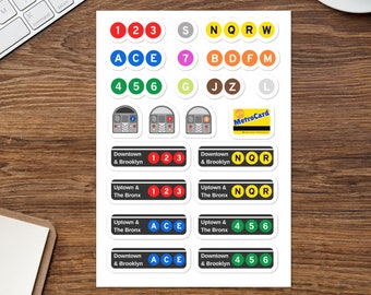 Subway Stickers - Etsy