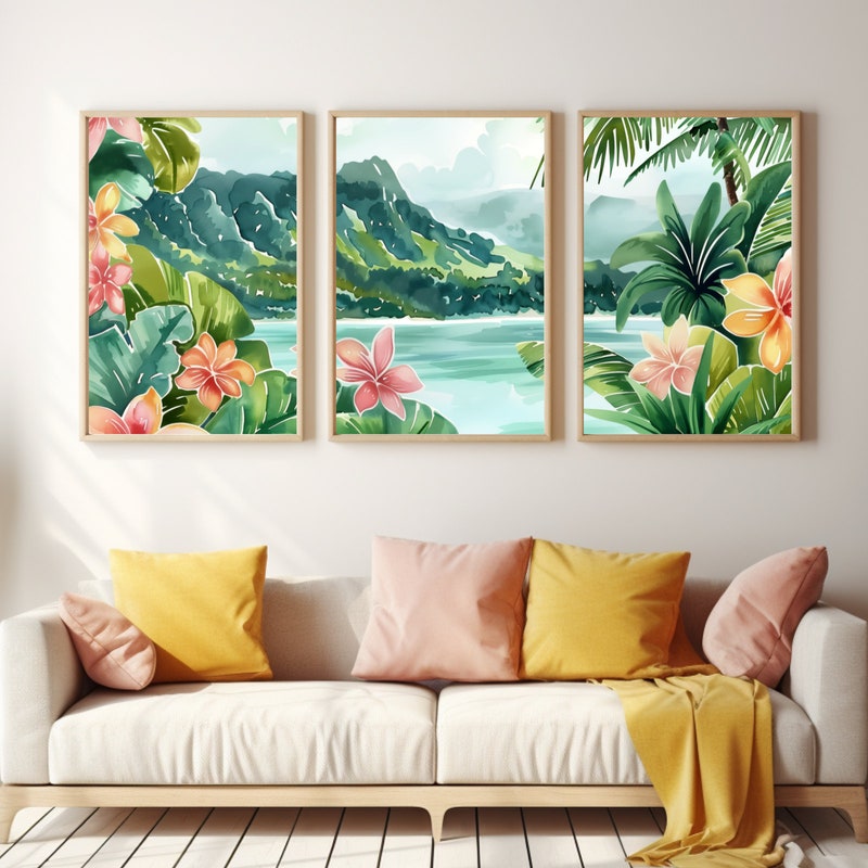 Tropical Island Art - Etsy