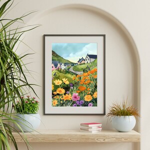 Doolin Watercolor Print | Ireland Travel Gift | Irish Wall Art ...