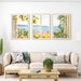 Italy Lemon Tree Watercolor Print | Set of 3 | Italian Riviera Wall Art ...