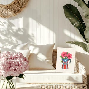 Boricua Greca Pot Watercolor Print | Puerto Rico Wall Art | Puerto ...