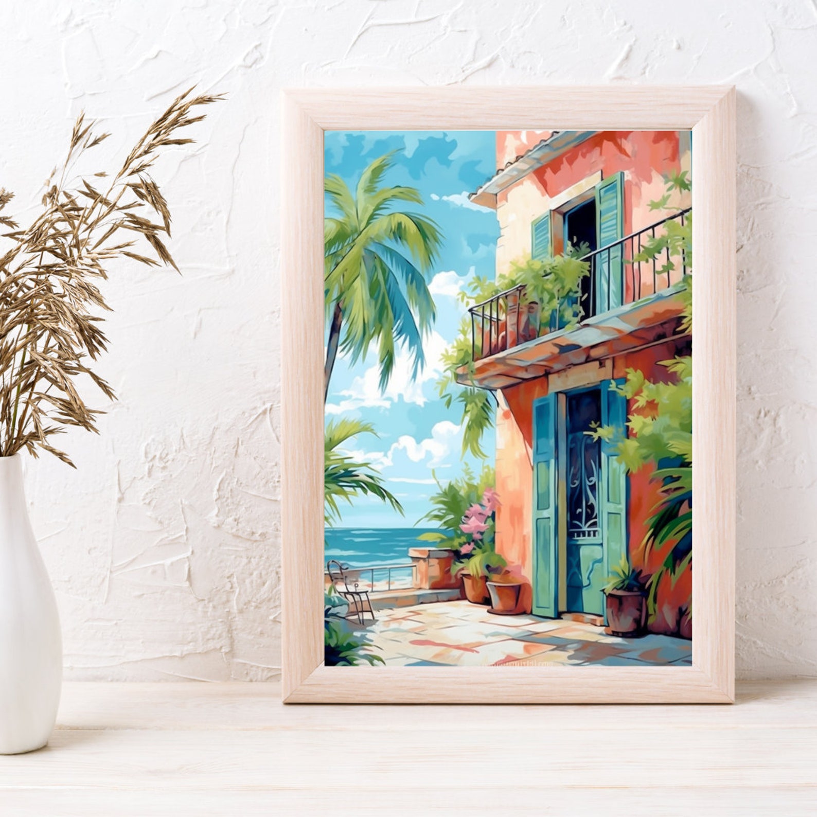 Havana Watercolor Print Cuba Travel Gift Cuban Wall Art Caribbean ...