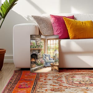 Irish Tea Time Watercolor Print | Ireland Travel Gift | Cozy Cottage ...