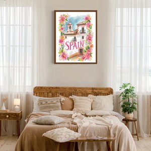 Spain Watercolor Print | Spain Travel Gift | Spanish Wall Art | Europe ...