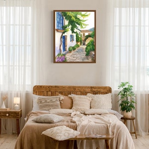 Cadaques Watercolor Print | Spain Travel Gift | Spanish Countryside ...