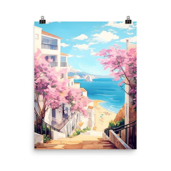 Albufeira Travel Art - Etsy