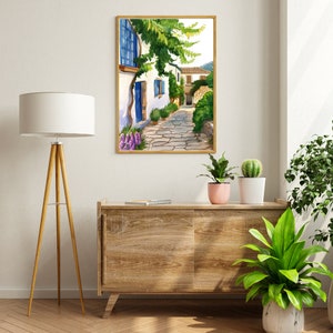 Cadaques Watercolor Print | Spain Travel Gift | Spanish Countryside ...