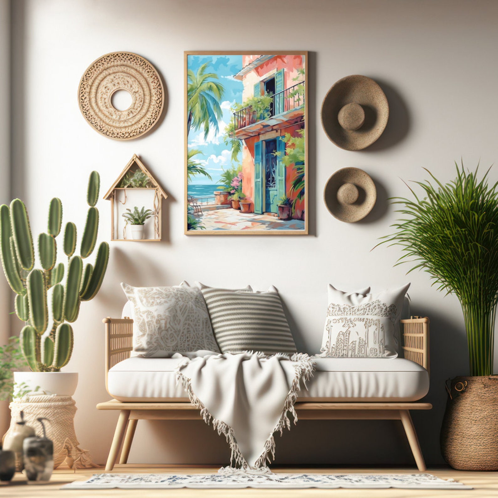 Havana Watercolor Print Cuba Travel Gift Cuban Wall Art Caribbean ...